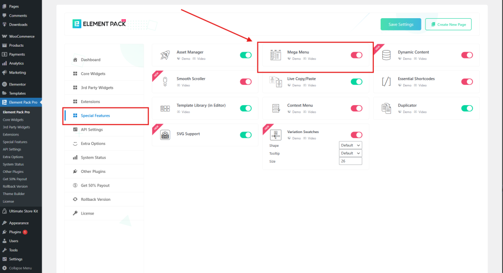 How to Create a Mega Menu in Elementor | 5 Easy Steps | Element Pack Pro