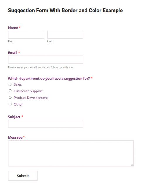 WP Forms Widget – Element Pack for Elementor