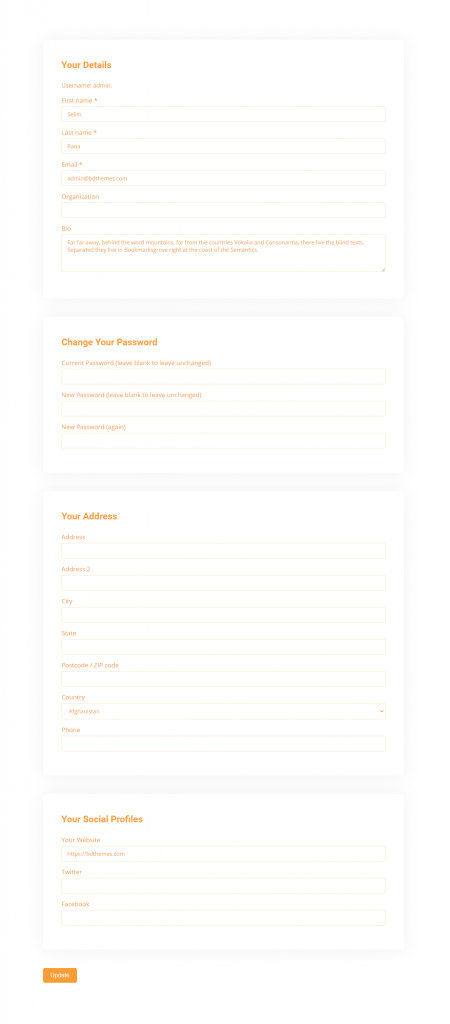 Elementor Charitable Profile Widget - Element Pack for Elementor