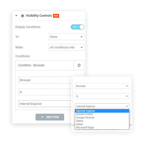 Elementor Visibility Controls Widget - Element Pack for Elementor