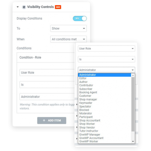 Elementor Visibility Controls Widget - Element Pack for Elementor