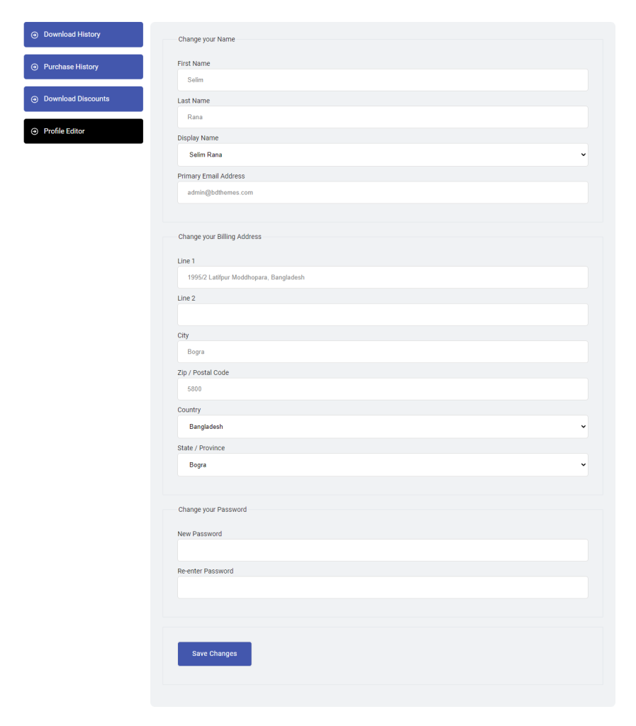 EDD Tabs Widget – Element Pack for Elementor
