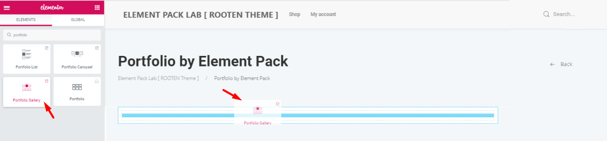 How to create a portfolio page using Elementor page builder plugin ...