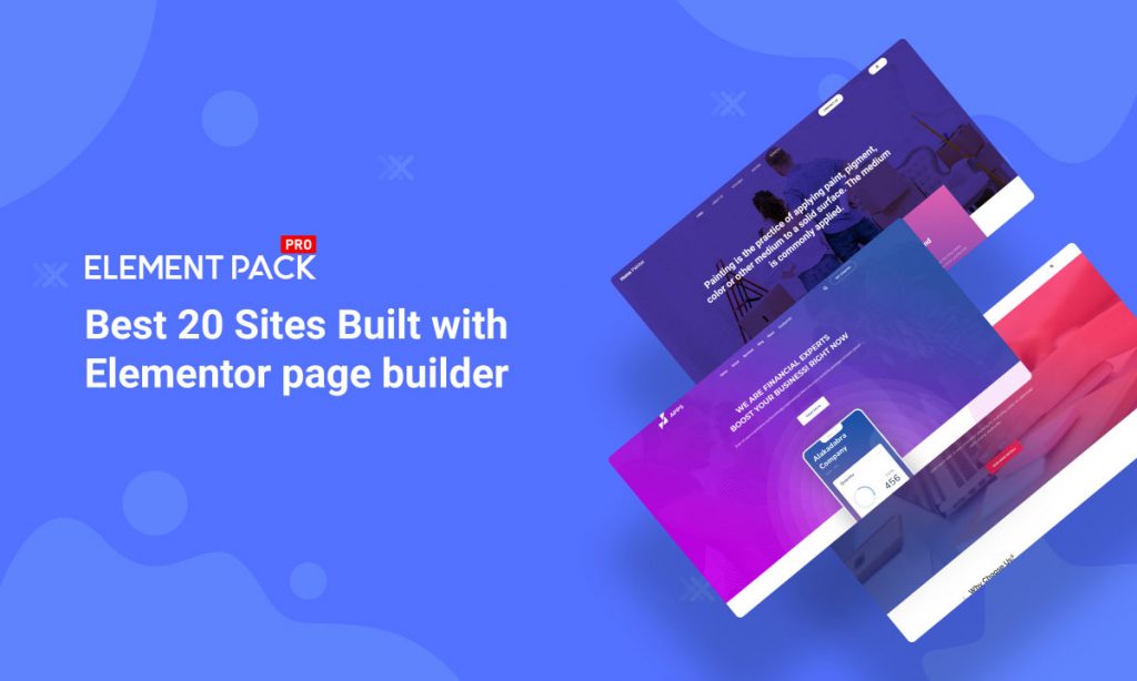 Best 20 Sites Built with Elementor page builder plugin - Element Pack Pro