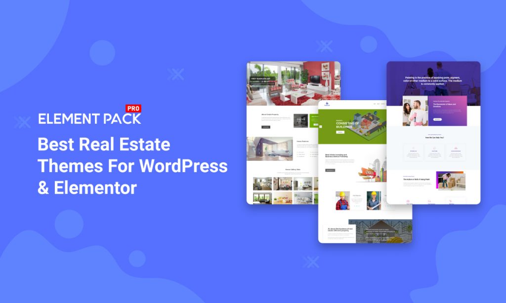 Best real estate themes for WordPress & Elementor plugin - Element Pack Pro