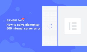 How to solve Elementor 500 internal server error Yourself! - Element ...