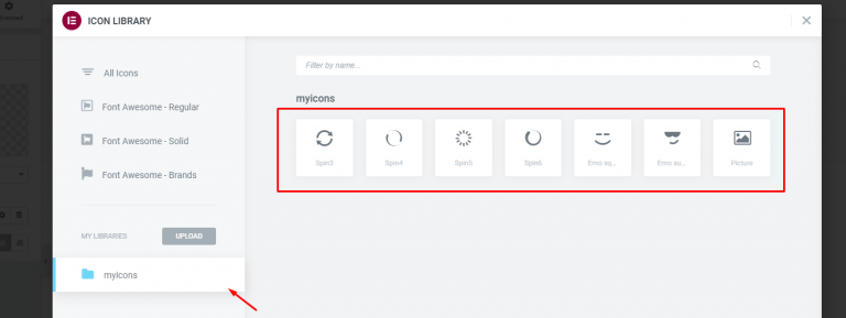 How to use custom icons for elementor - Element Pack Pro