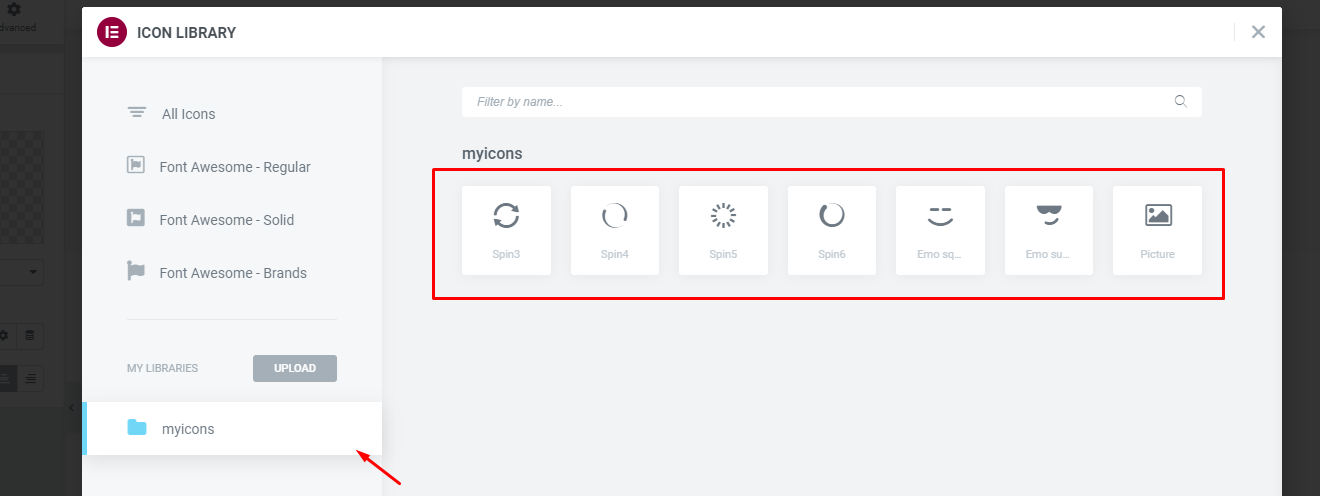 How to use custom icons for elementor - Element Pack Pro